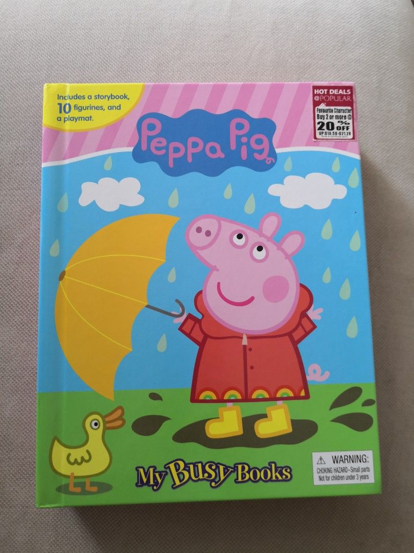 Peppa Pig - My busy book activity kit, Hobbies & Toys, Books ...
