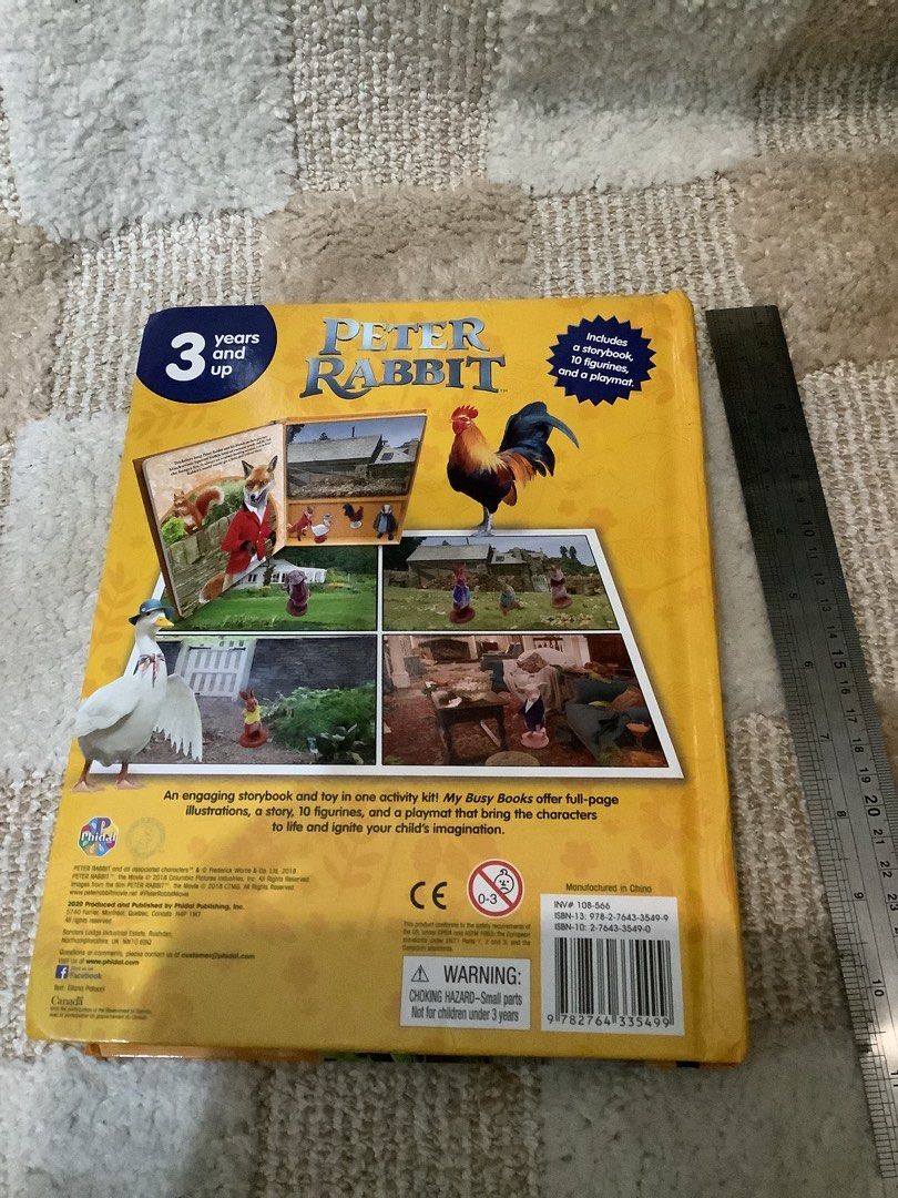 Peter Rabbit Busy Book, Hobbies & Toys, Books & Magazines, Children's ...