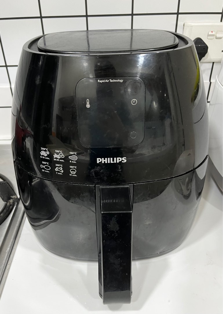 Philips air fryer XL size HD9240 (spoiled due to no power), TV & Home ...