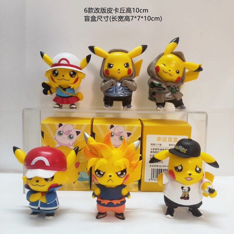 pikachu toy figure set, Hobbies & Toys, Toys & Games on Carousell