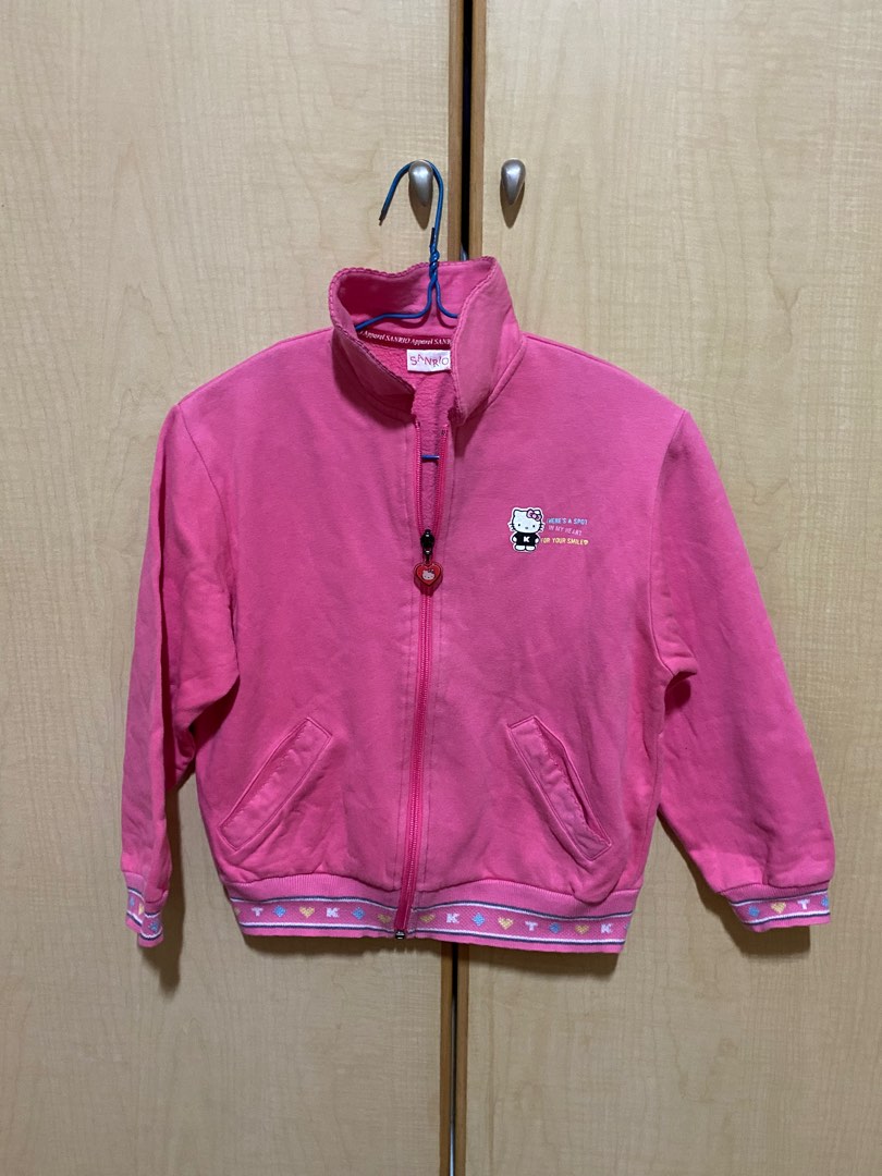 Pink Bomber Jacket Sanrio Hello Kitty for Kids Child Girl, Babies ...
