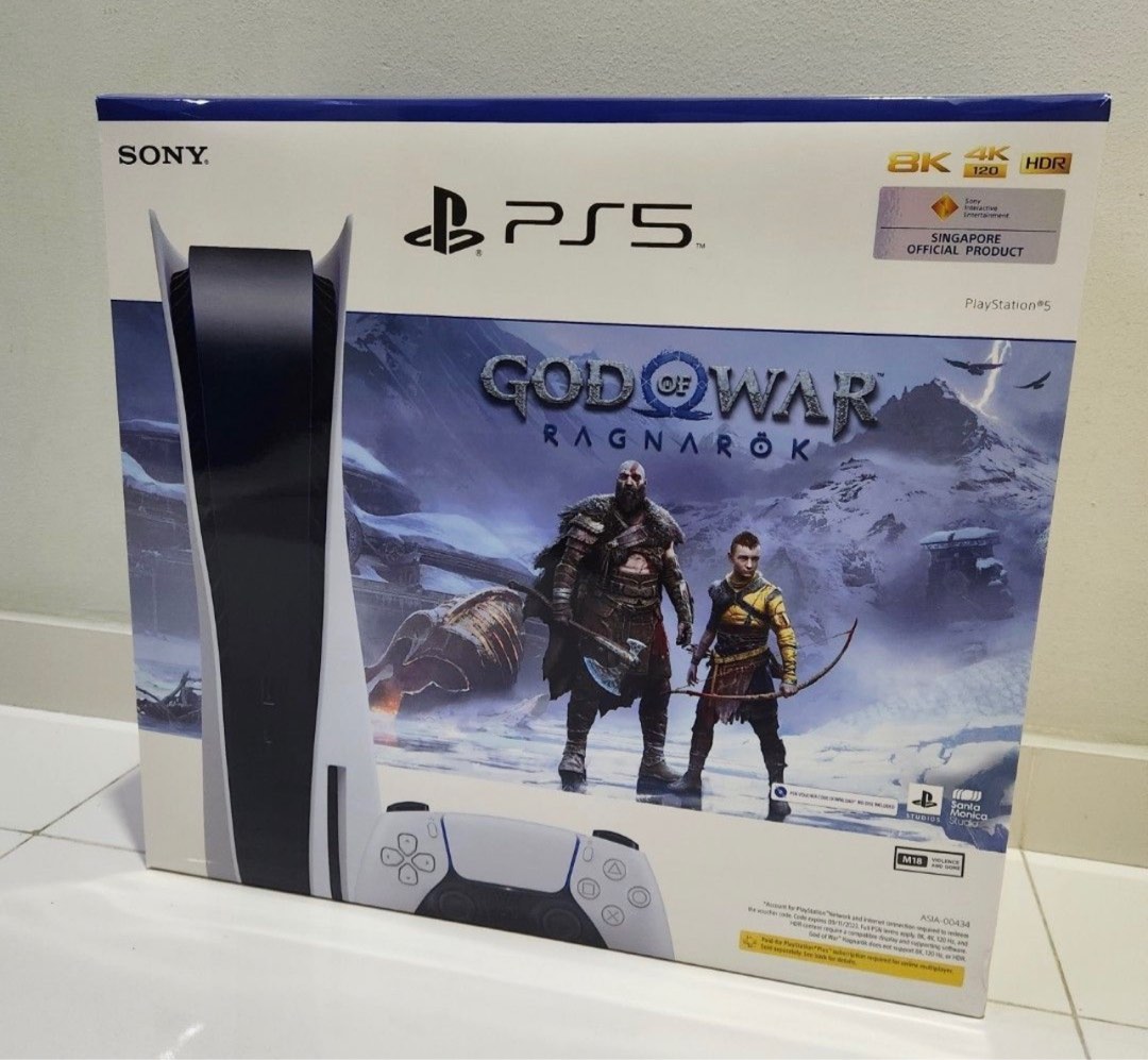 Playstation 5 disc edition God of war Ragnarok, Video Gaming, Video ...