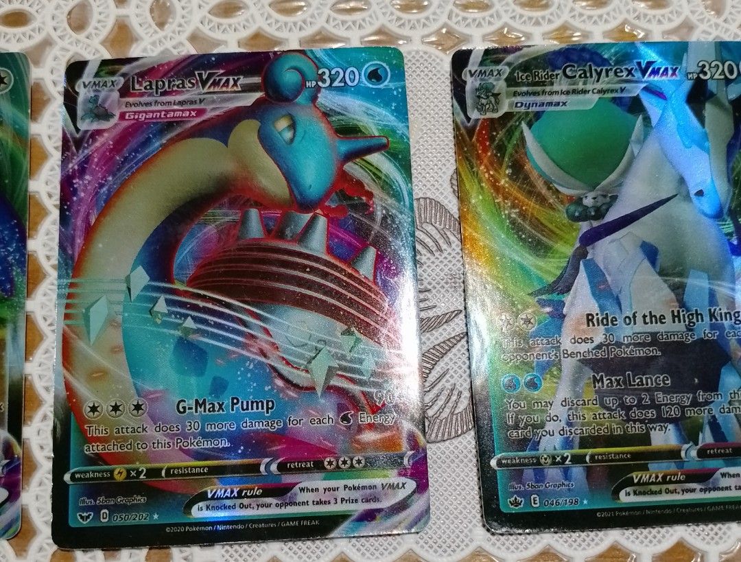 Pokemon cards ( 3 Shiny ultra-rare VMAX ), Video Gaming, Gaming ...