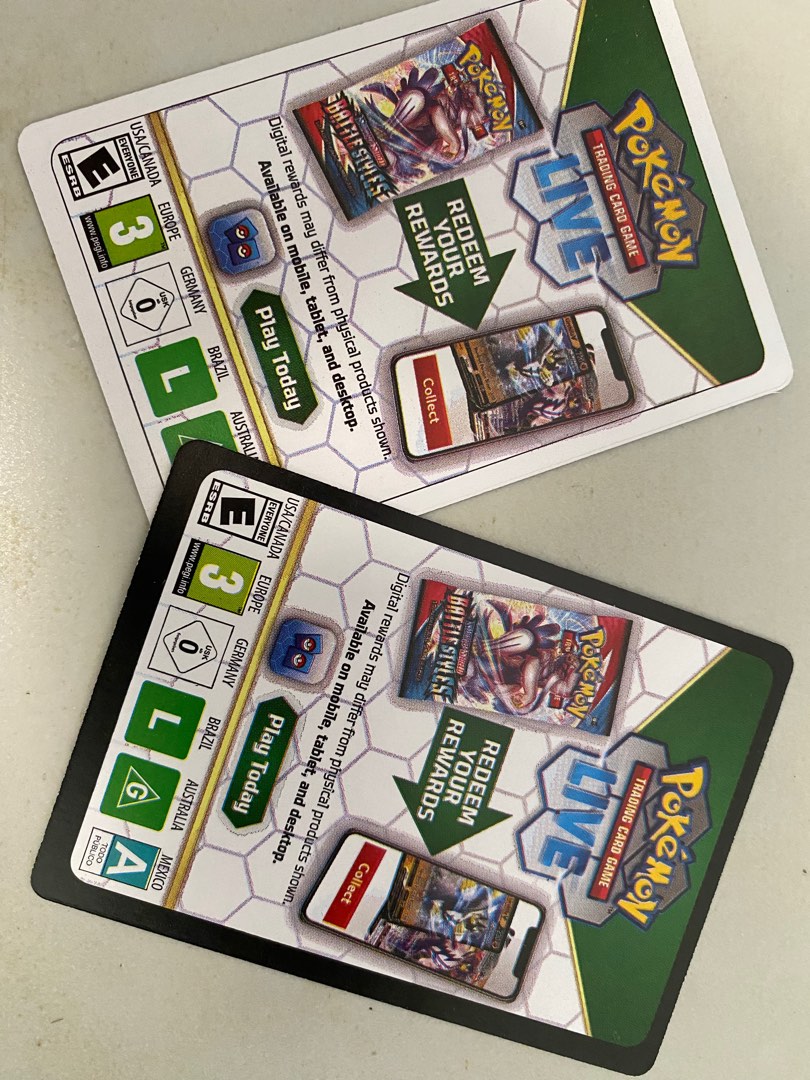 Pokemon Code Cards, Hobbies & Toys, Toys & Games on Carousell