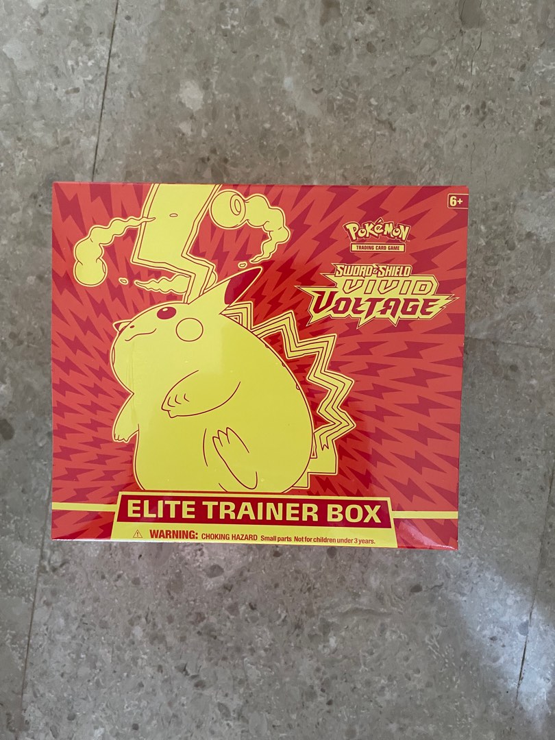 Pokémon tcg card Sword & Shield Vivid Voltage Elite Pikachu etb elite ...