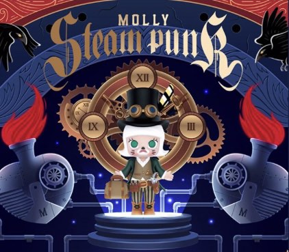 Popmart Molly Steam Punk, Hobbies & Toys, Toys & Games on Carousell
