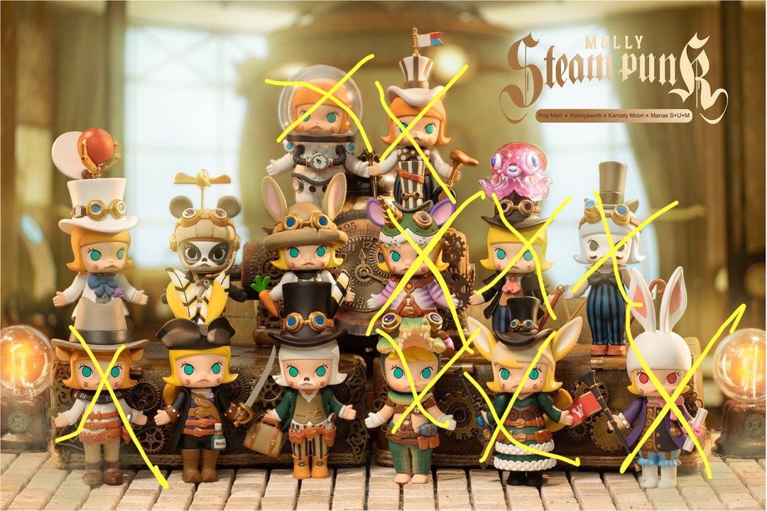 Popmart Molly Steam Punk, Hobbies & Toys, Toys & Games on Carousell