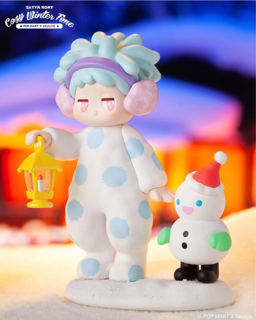 POPMART Satyr Rory Cozy Winter Time Series - Baby Yeti, Hobbies & Toys ...