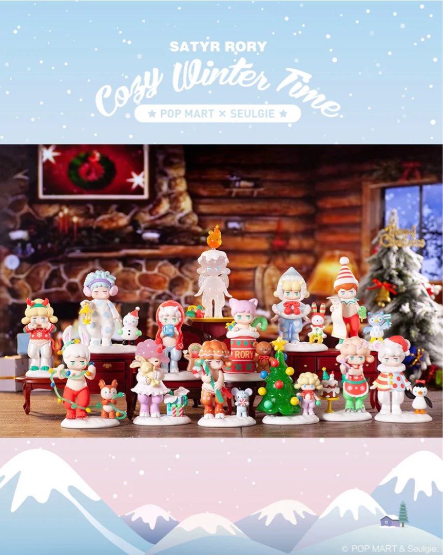 POPMART Satyr Rory Cozy Winter Time Series - Baby Yeti, Hobbies & Toys ...