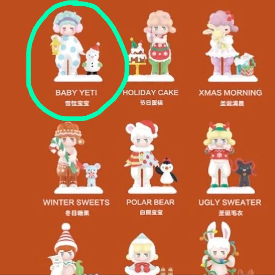 POPMART Satyr Rory Cozy Winter Time Series - Baby Yeti, Hobbies & Toys ...