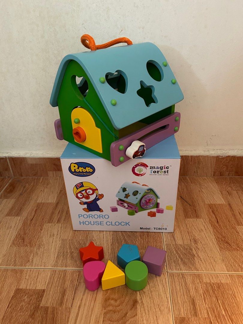 Pororo House Clock, Babies & Kids, Infant Playtime on Carousell