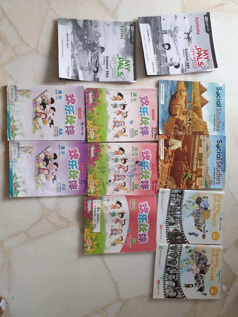 Primary 4-6 textbooks and activity books, Hobbies & Toys, Books & Magazines, Textbooks on Carousell