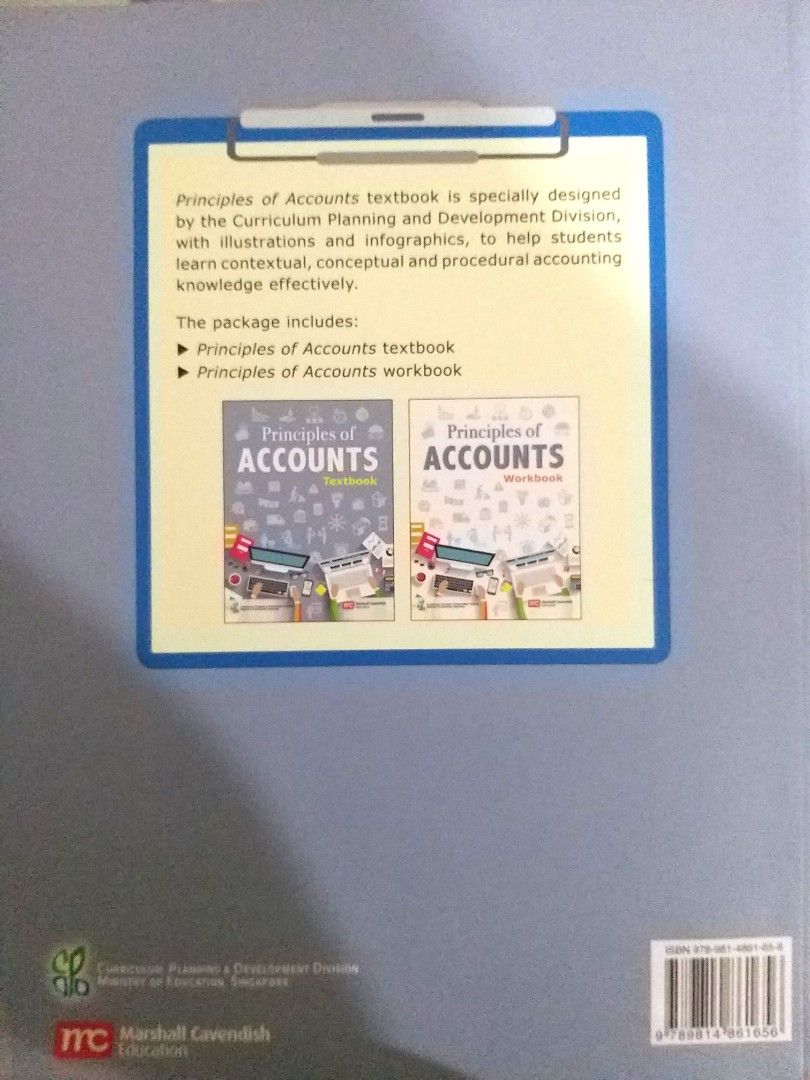 Principles of Accounts Textbook(POA), Hobbies & Toys, Books & Magazines ...
