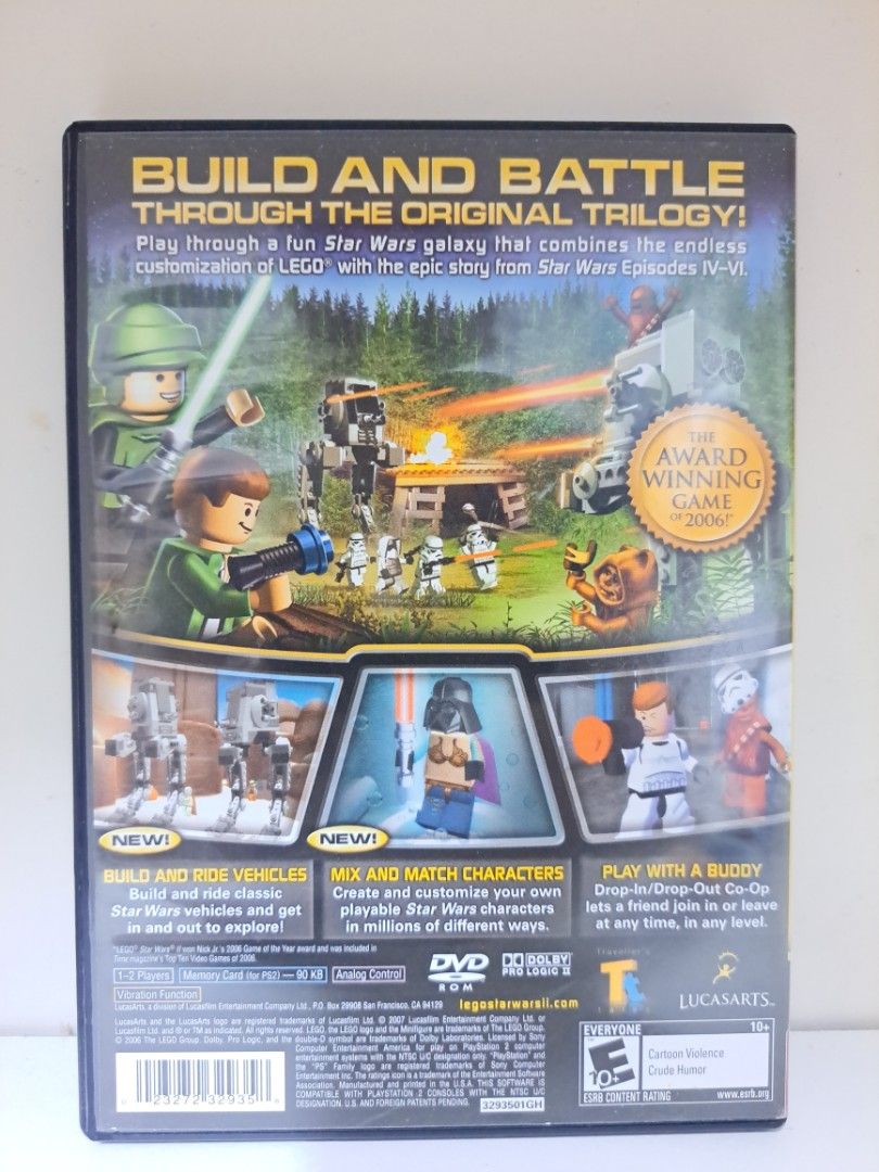 Ps2 Lego Star wars ii ( the original trilogy ), Video Gaming, Video ...