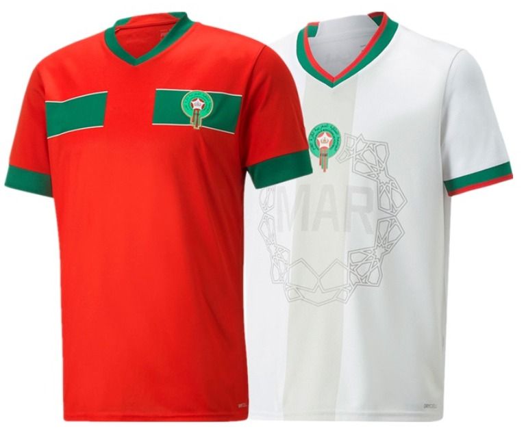 Puma Morocco Football Jersey Home Away 3rd Kit World Cup 2022, Men's ...
