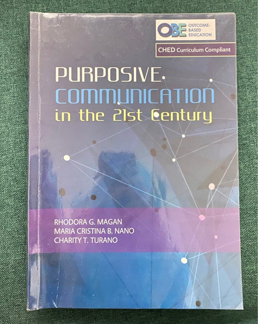 Purposive Communication in the 21st Century (Mindshapers), Hobbies ...