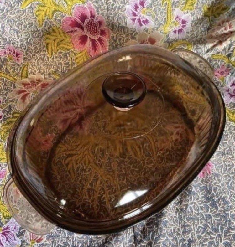 Pyrex Visions Corning France 4ltr Dutchoven Roaster, Furniture & Home ...