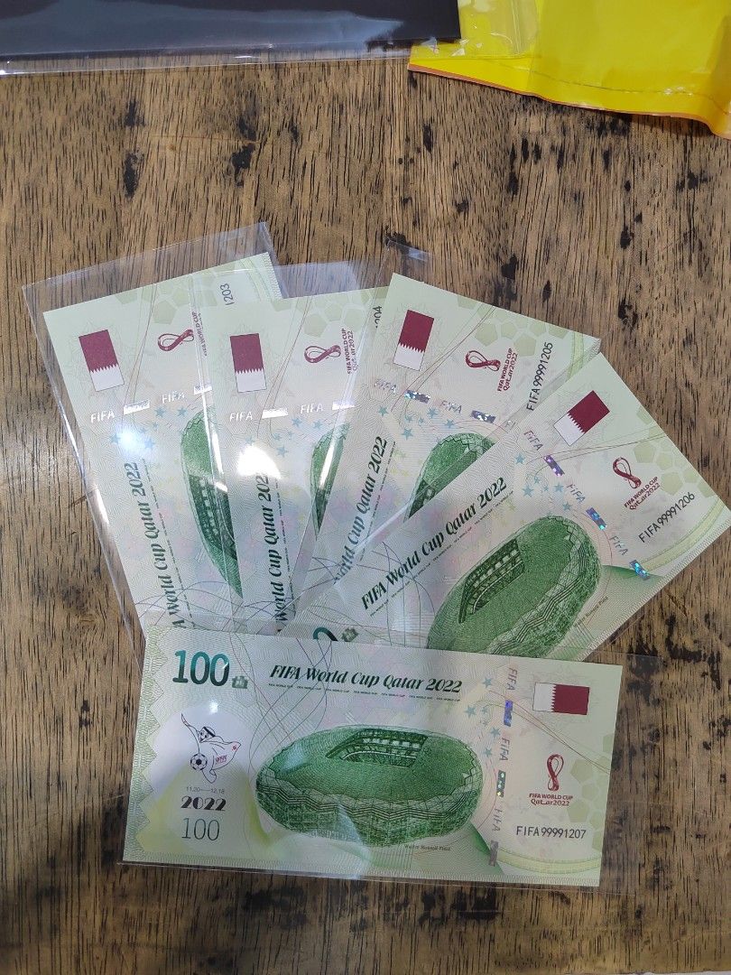 Qatar world cup fantasy note, Hobbies & Toys, Collectibles ...