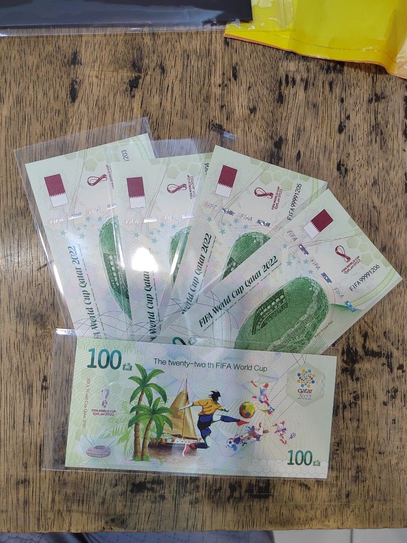Qatar world cup fantasy note, Hobbies & Toys, Collectibles ...