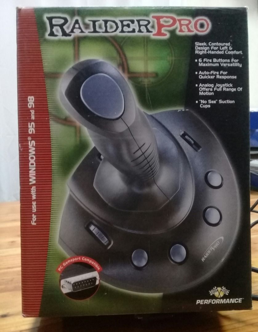 Raider Pro PC video game joystick controller (15 pin) (used), Video ...