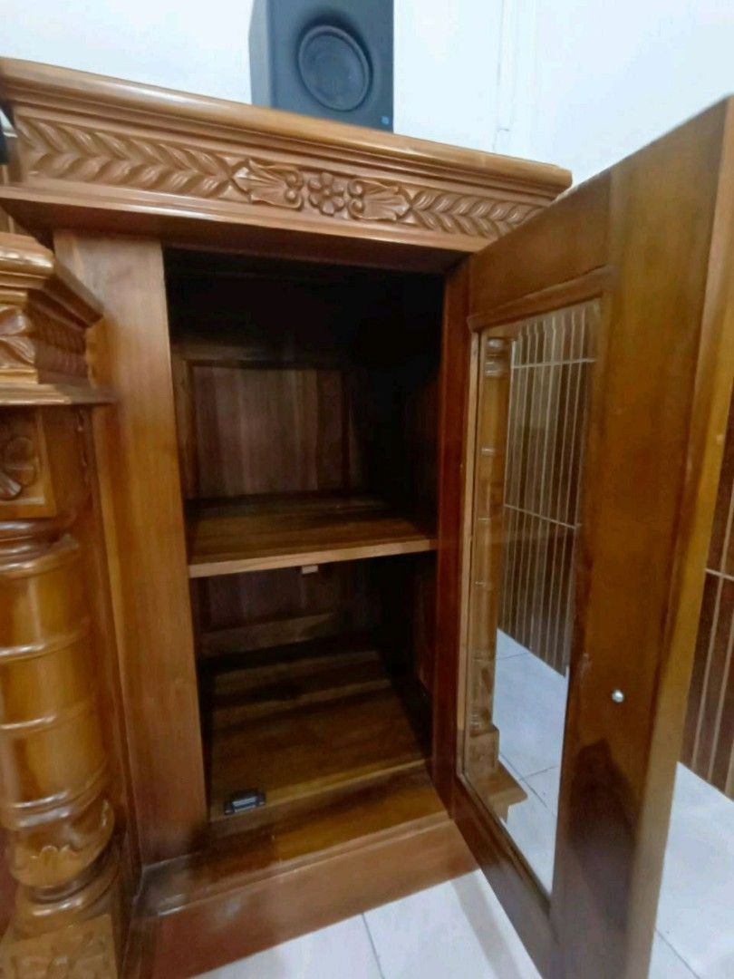 Rak tv kayu jati paduu, Furniture & Home Living, Furniture, TV Consoles ...