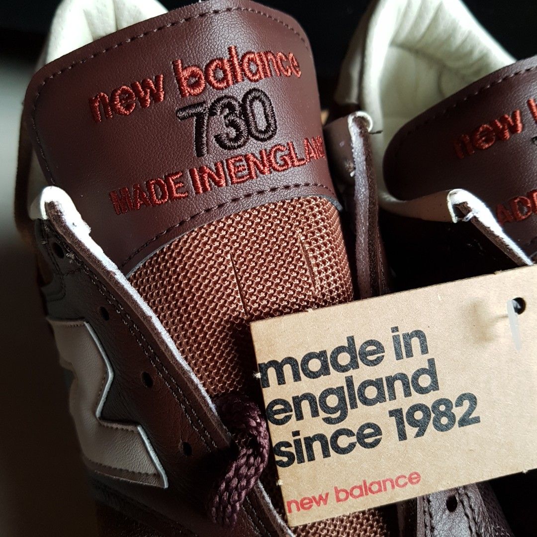 Rare New Balance Made in England NB 730 leather sneakers, Men's Fashion, Footwear, Sneakers on ...