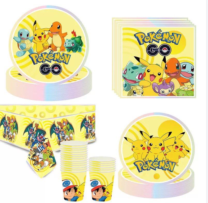 [Ready Stock] New Arrival ~ (Set of 9) New Series Pokemon Pikachu Theme ...