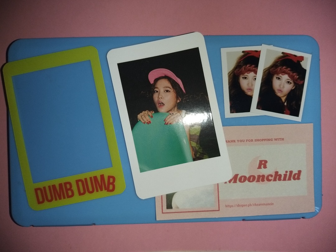 RED VELVET TROLLS POP-UP STORE - PHOTOCARD [YERI SET] - DUMB DUMB VER ...