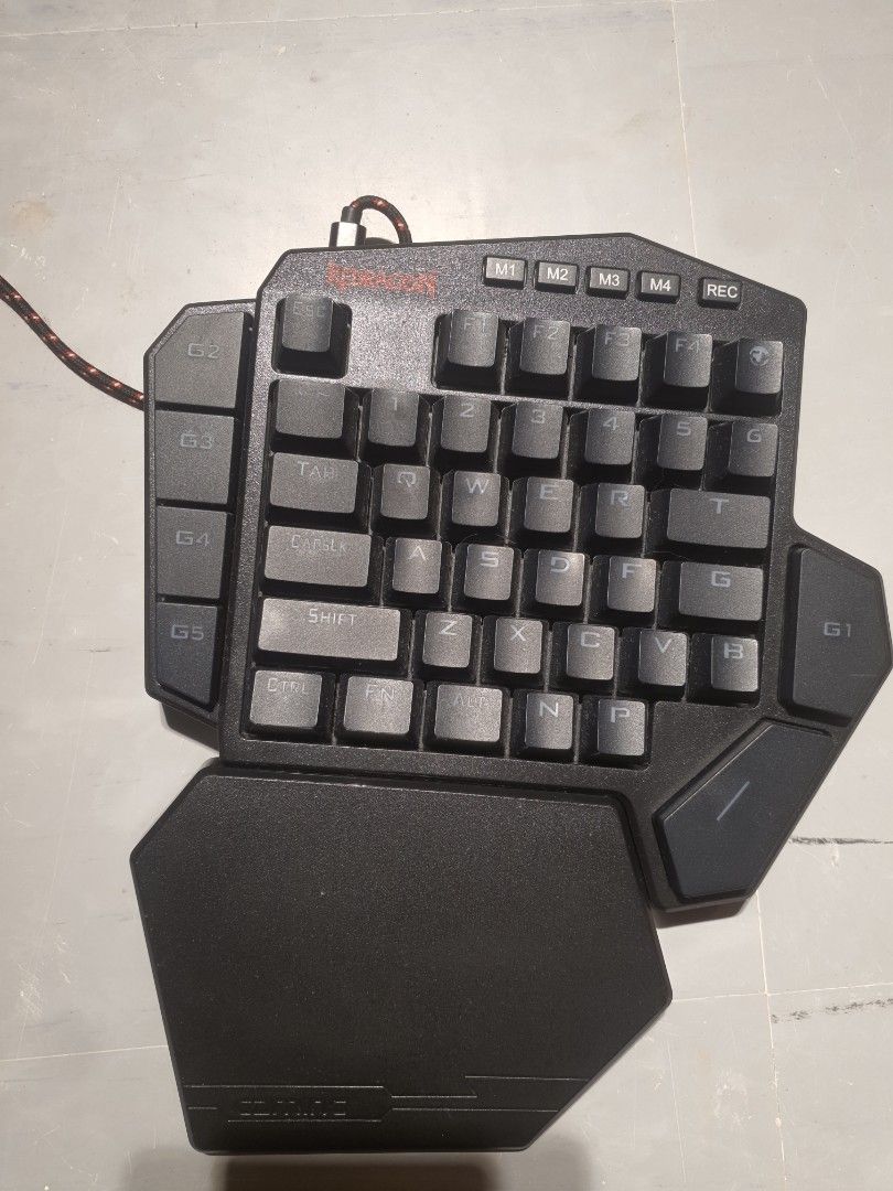 Reddragon Diti One Handed Gaming Keyboard, Computers & Tech, Parts ...