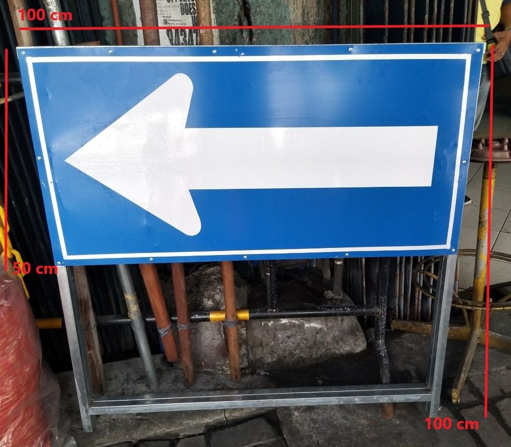 Reflective Safety Signage Sign with Stand, Commercial & Industrial ...