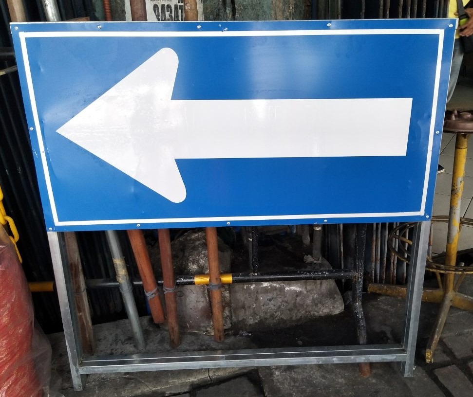 Reflective Safety Signage Sign with Stand, Commercial & Industrial ...