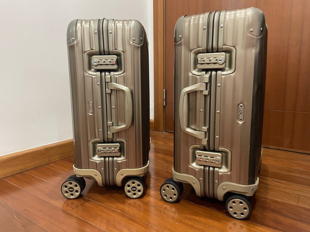 Rimowa Topas Titanium MW56 45L, Hobbies & Toys, Travel, Luggage on ...