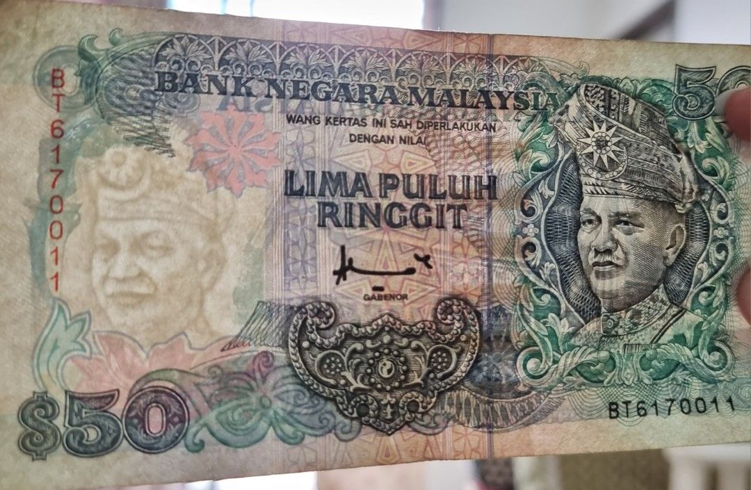 Rm50 Malaysian note double digit, Hobbies & Toys, Collectibles ...
