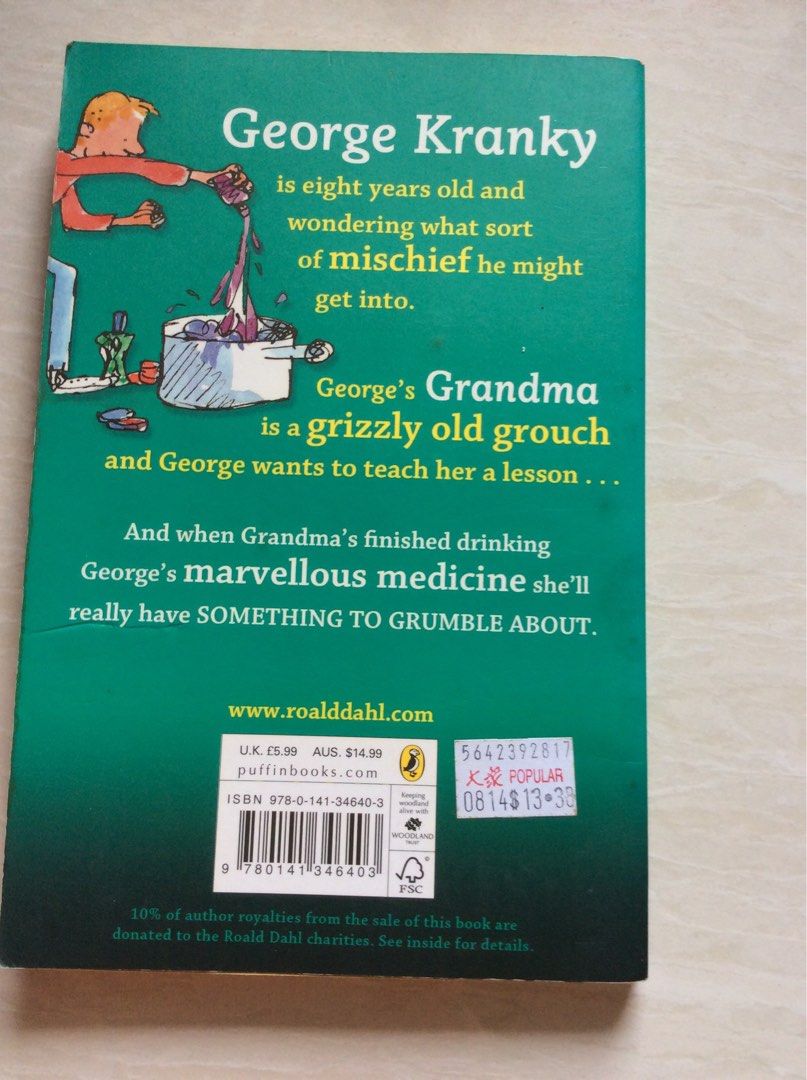 Roald Dahl :George’s Marvellous medicine, Hobbies & Toys, Books ...
