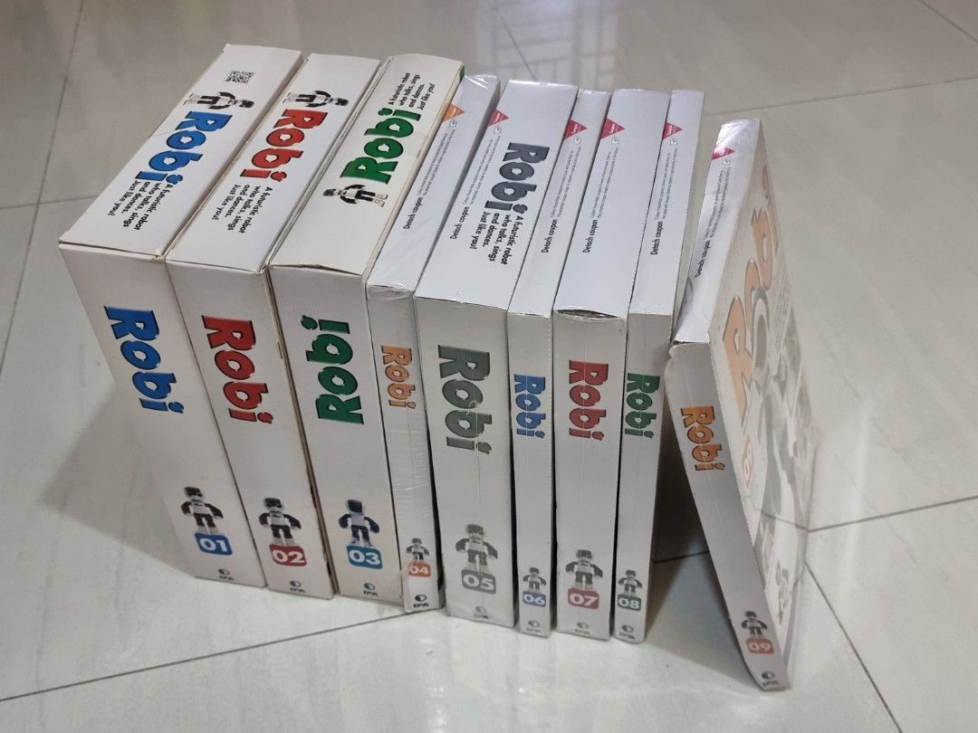 Robi Weekly Magazine, No. 01 to 09, Robot not assembled Model Kit ...