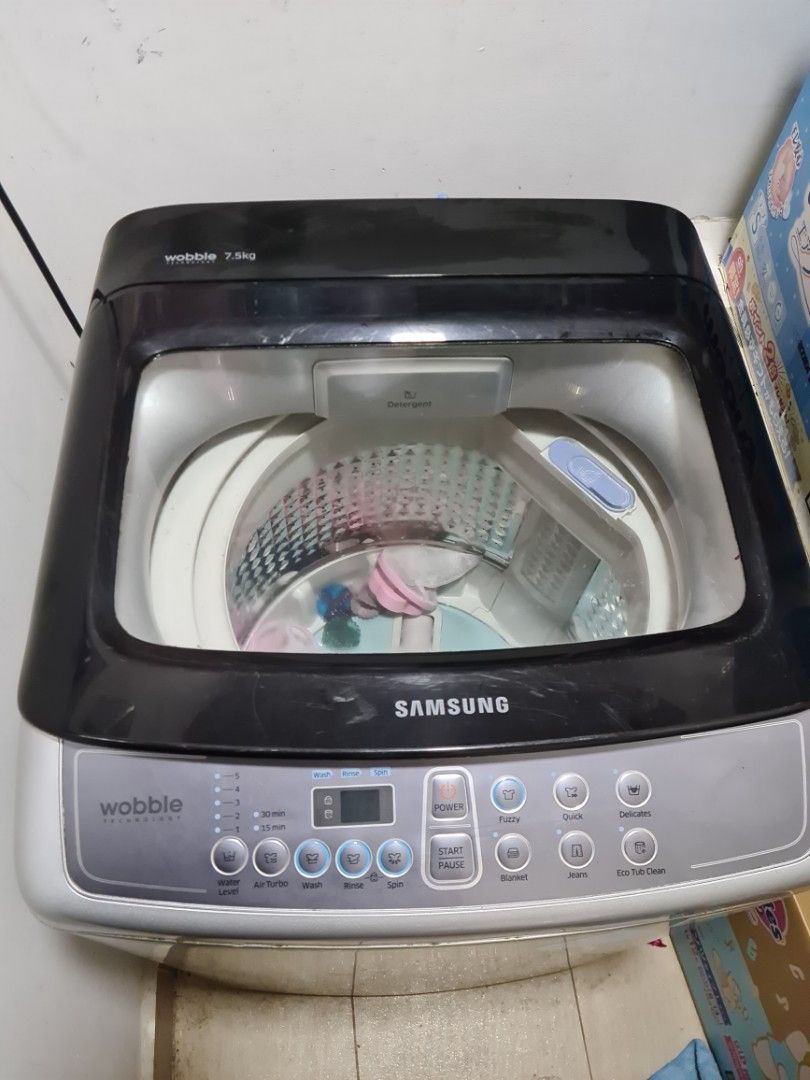 Samsung washing machine 7.5 kg, TV & Home Appliances, Washing Machines ...