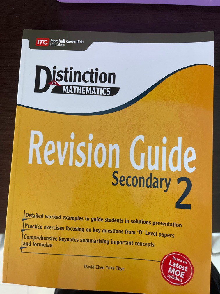Sec 3 distinction in math revision guide, Hobbies & Toys, Books ...