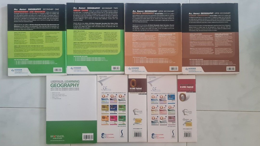 (Secondary / O Levels) Geography Textbooks and Assessment Books ...