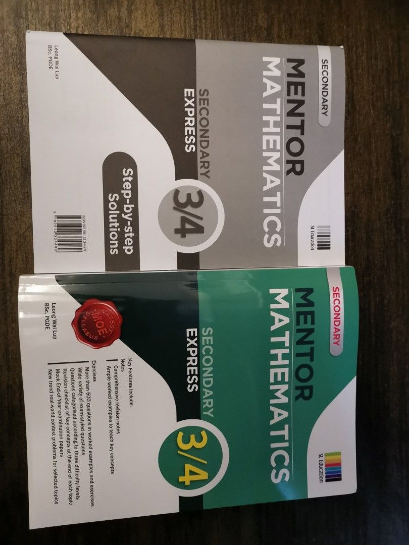 Secondary Mentor Mathematics express sec 3/4, Hobbies & Toys, Books ...