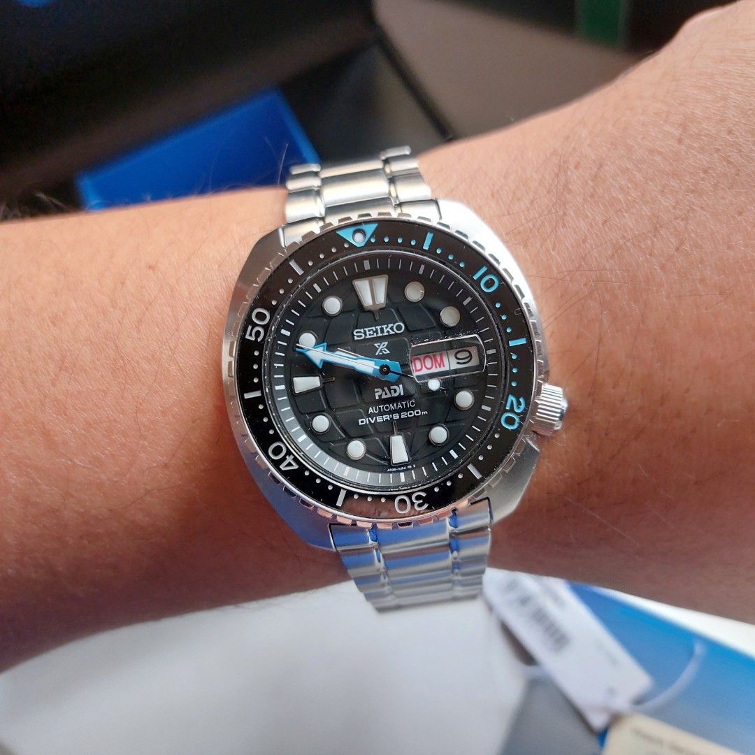 Seiko Prospex PADI SE King Turtle Black Diver's Men's Watch SRPG19K1 ...