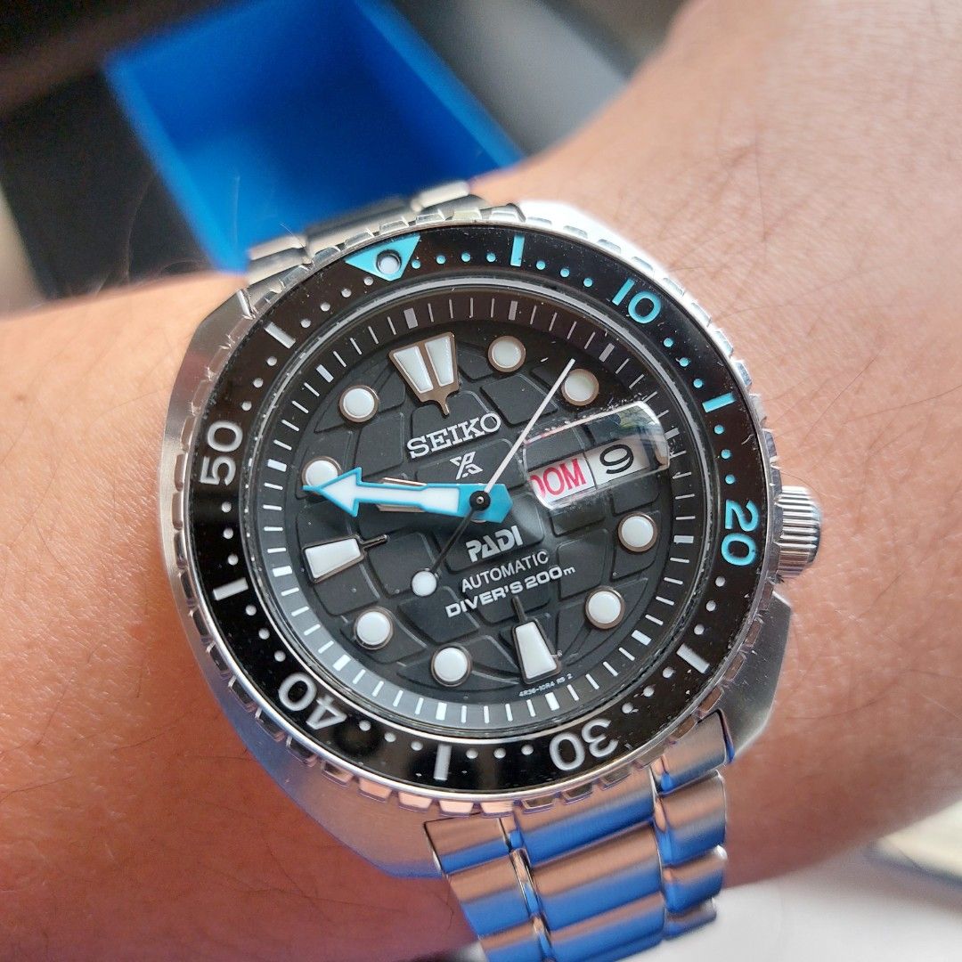 Seiko Prospex PADI SE King Turtle Black Diver's Men's Watch SRPG19K1 ...