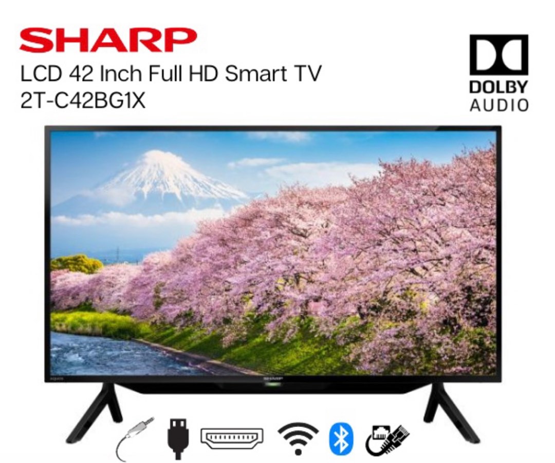 Sharp 42 inches smart tv, TV & Home Appliances, TV & Entertainment, TV ...