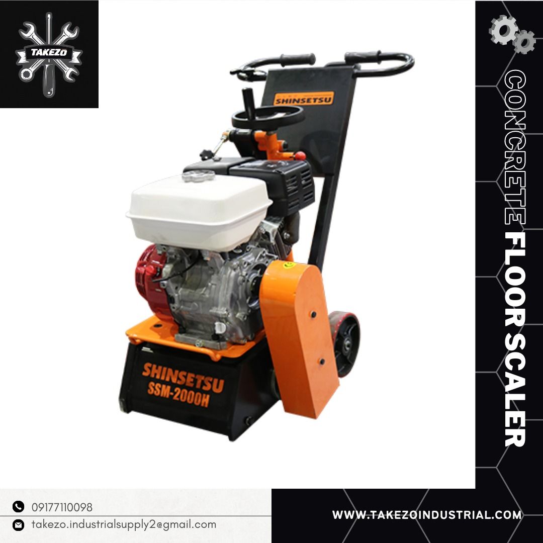 SHINSETSU CONCRETE FLOOR SCALER, Commercial & Industrial, Construction ...