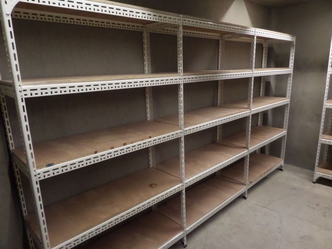 Slotted Shelve Angle Bar Open Cabinet, Furniture & Home Living ...