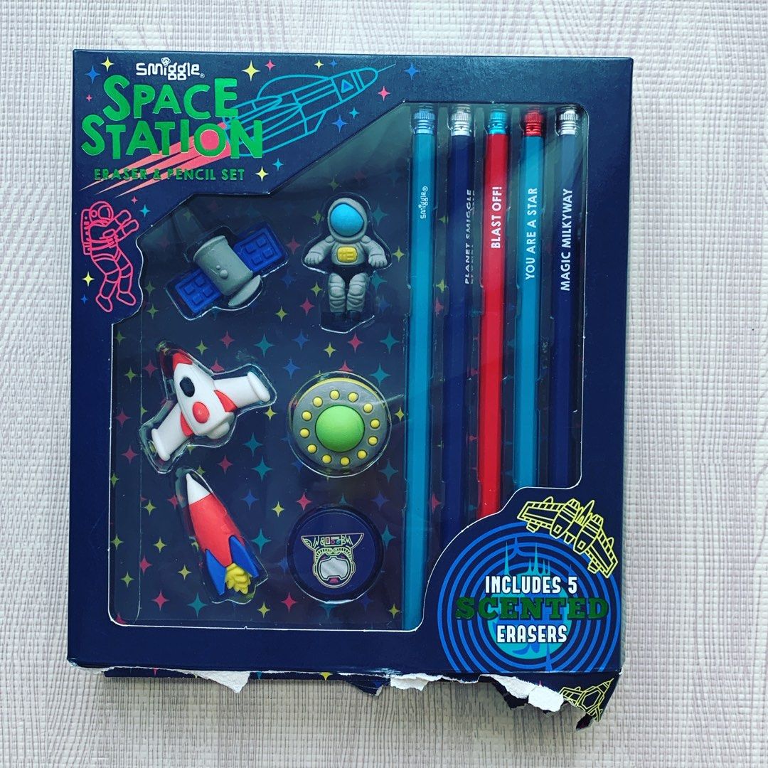 Smiggle pencils and erasers, Hobbies & Toys, Stationery & Craft ...