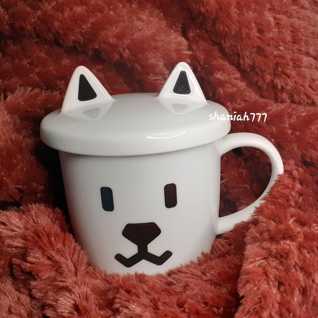 Softbank-Otosan Shiba-Inu Dog Novelty Dad Mug with Lid, Furniture ...