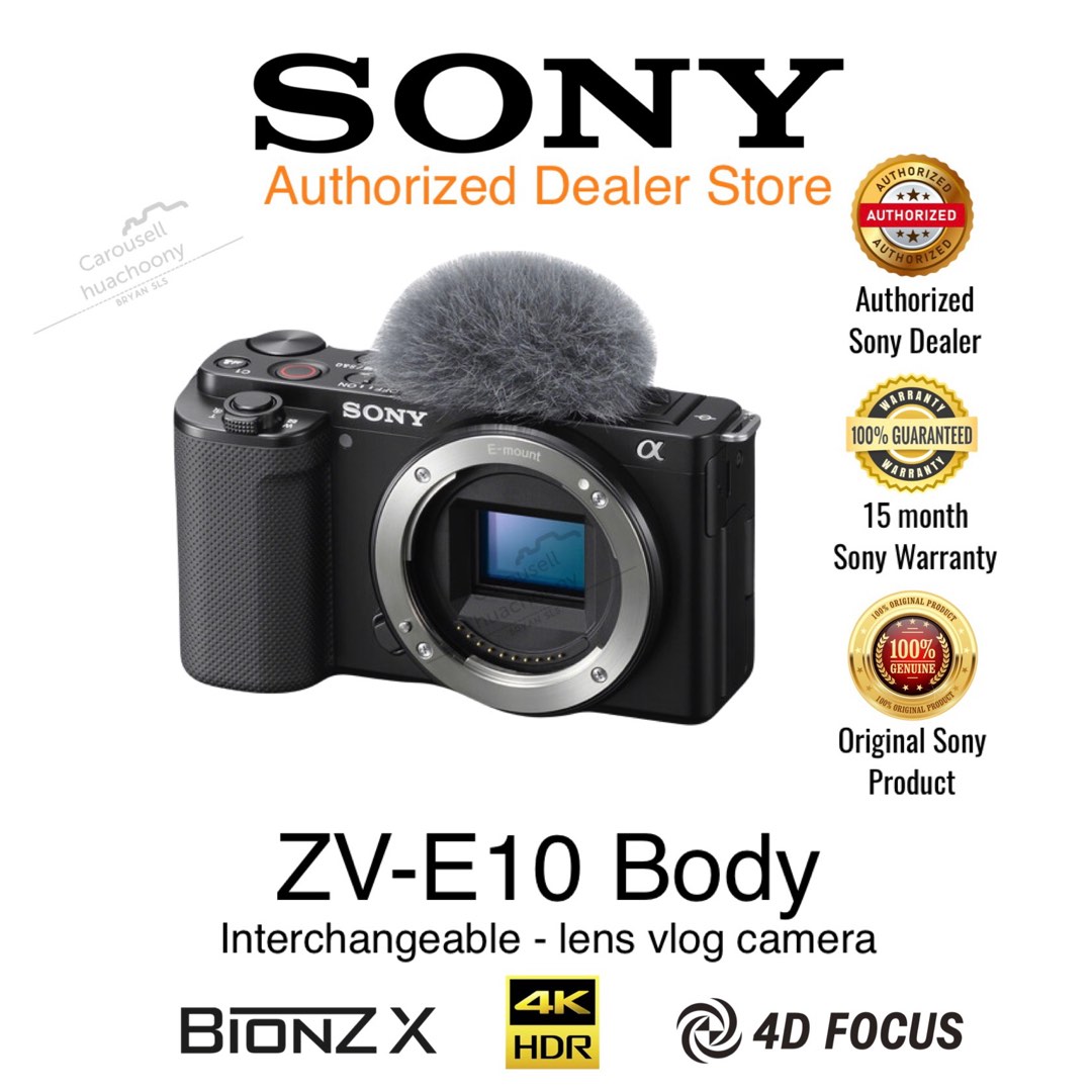 SONY ZV-E10 BODY | SONY ZVE10 | ZV E10 | ZV E 10 | ZVE 10 | ZV-E 10, Photography, Cameras on ...