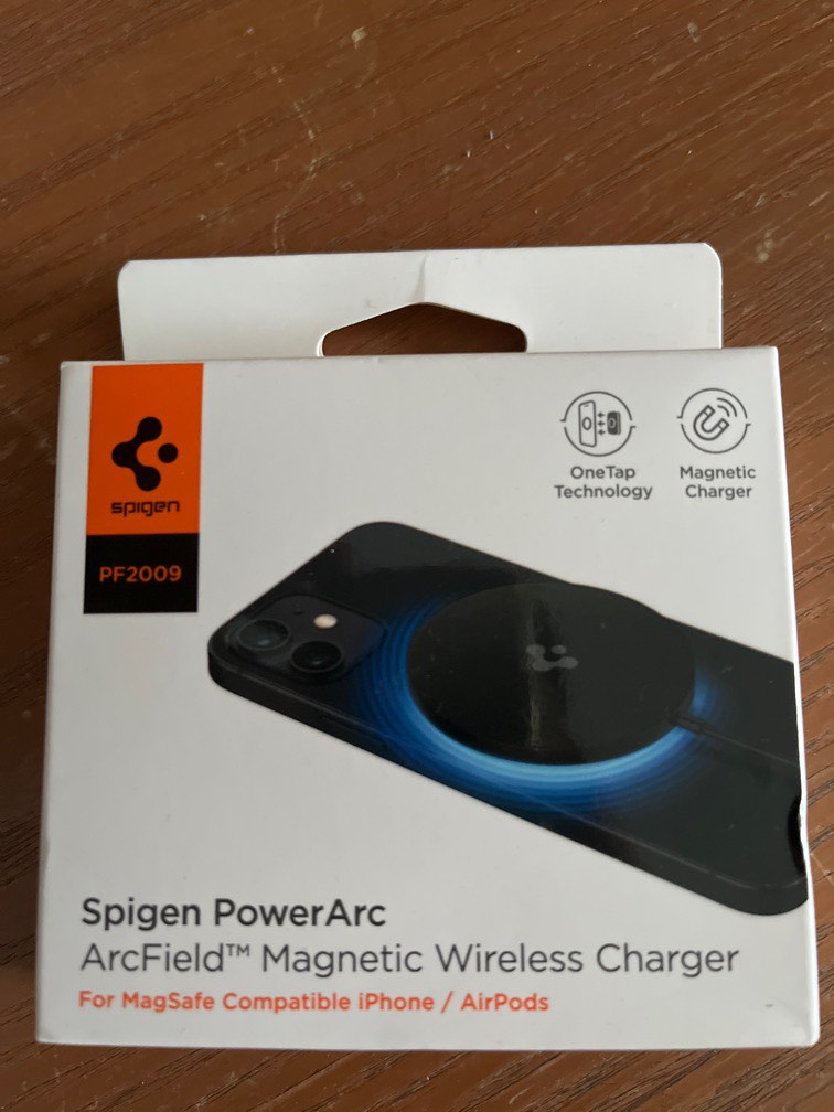 Spigen PowerArc wireless magnetic charger, Mobile Phones & Gadgets ...