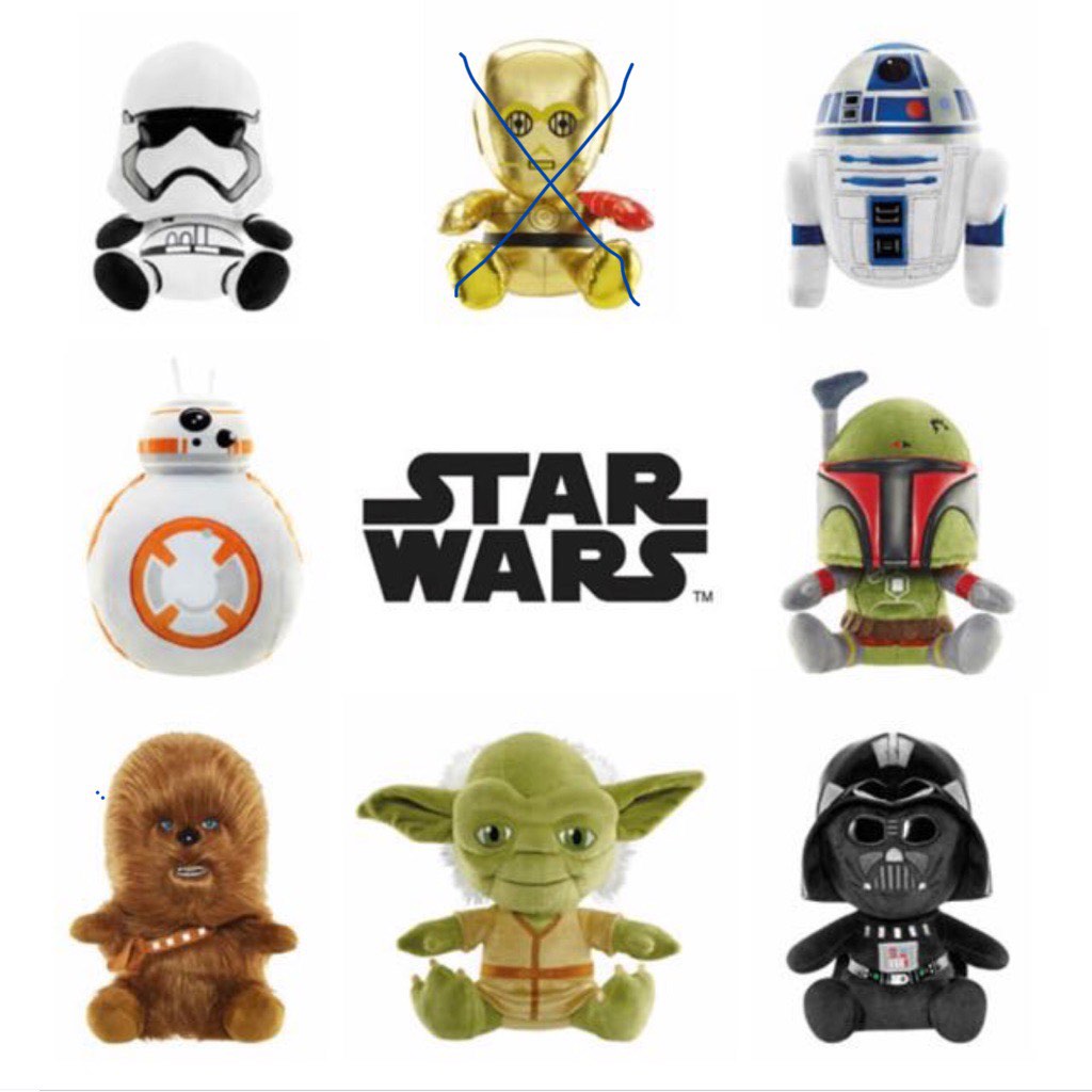 Star War soft toy Changi collection, Hobbies & Toys, Toys & Games on ...