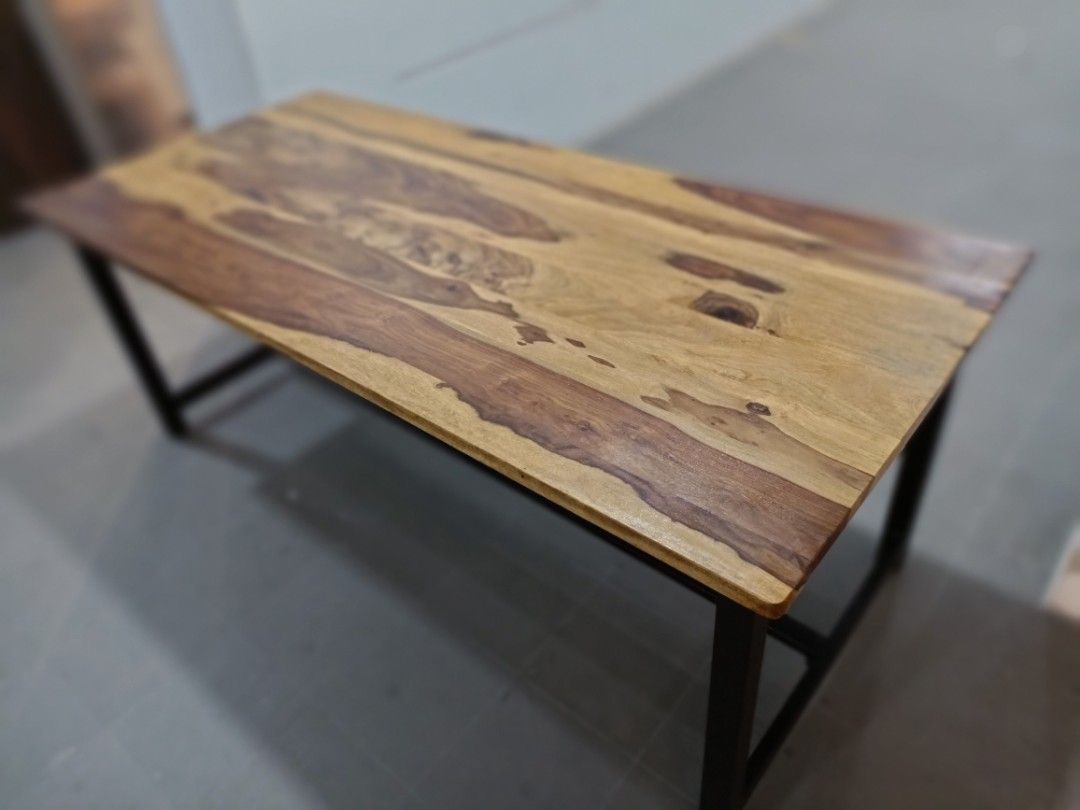 SUNDALI INDUSTRI Series Solid Wood Dining Table, Furniture & Home ...